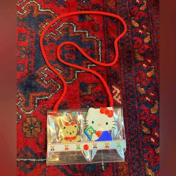 Bags | Vintage Hello Kitty Clear Purse 1992 | Poshmark